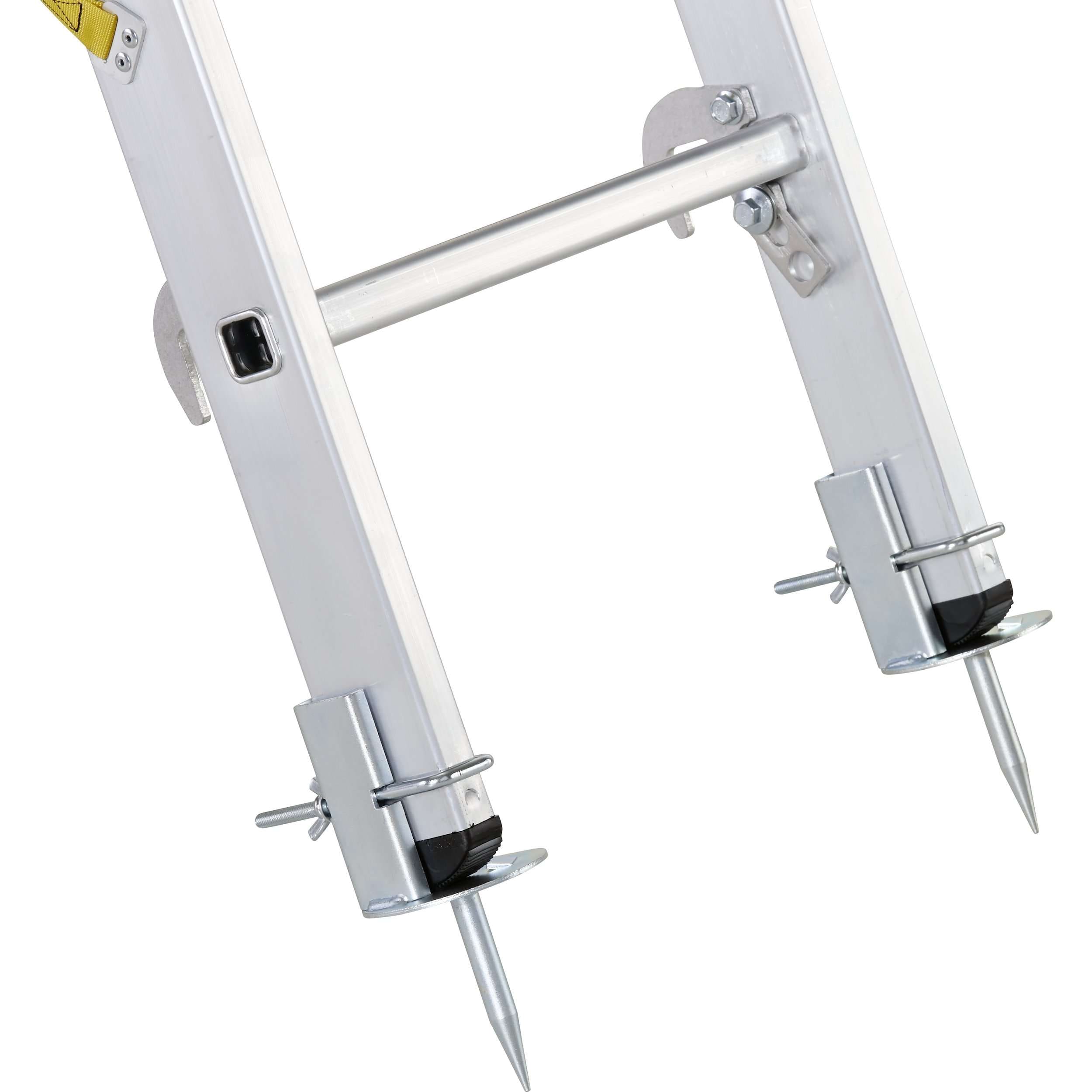 Ladder Ground Spikes (Pair) | Galvanized Steel, U‑Bolt Mount - THTT