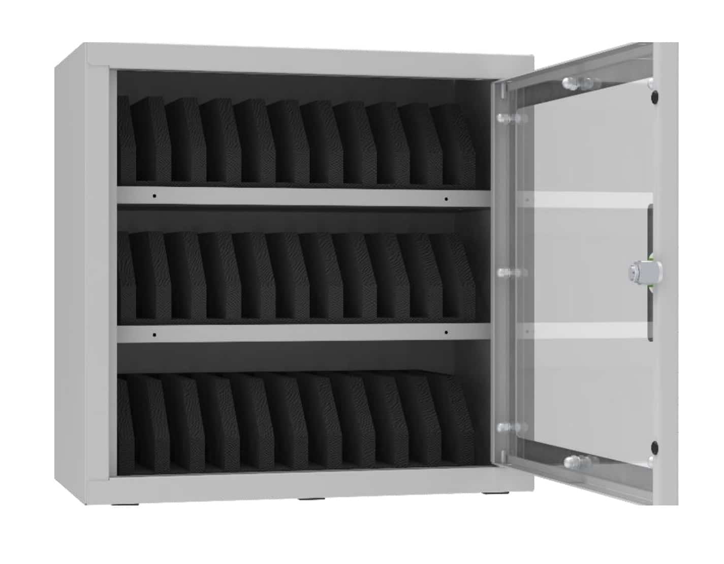 Handy Mobile Phone Locker (30‑Slot) | Lockable, Wall‑Mounted - THTT