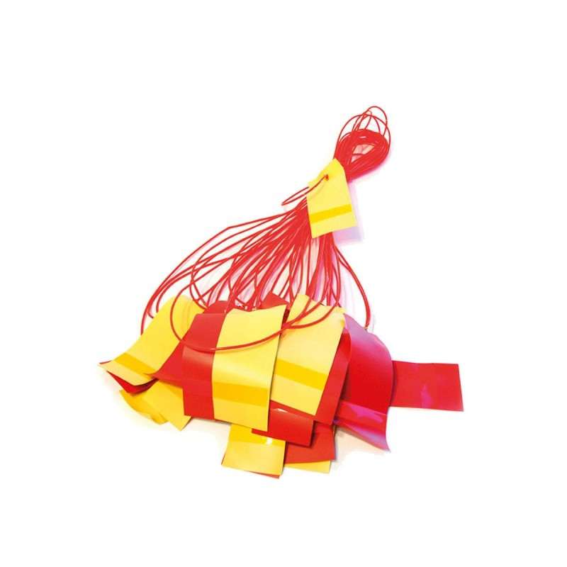Tangle‑Free Reflective Safety Bunting 25 m | Red/Yellow (R2) - THTT