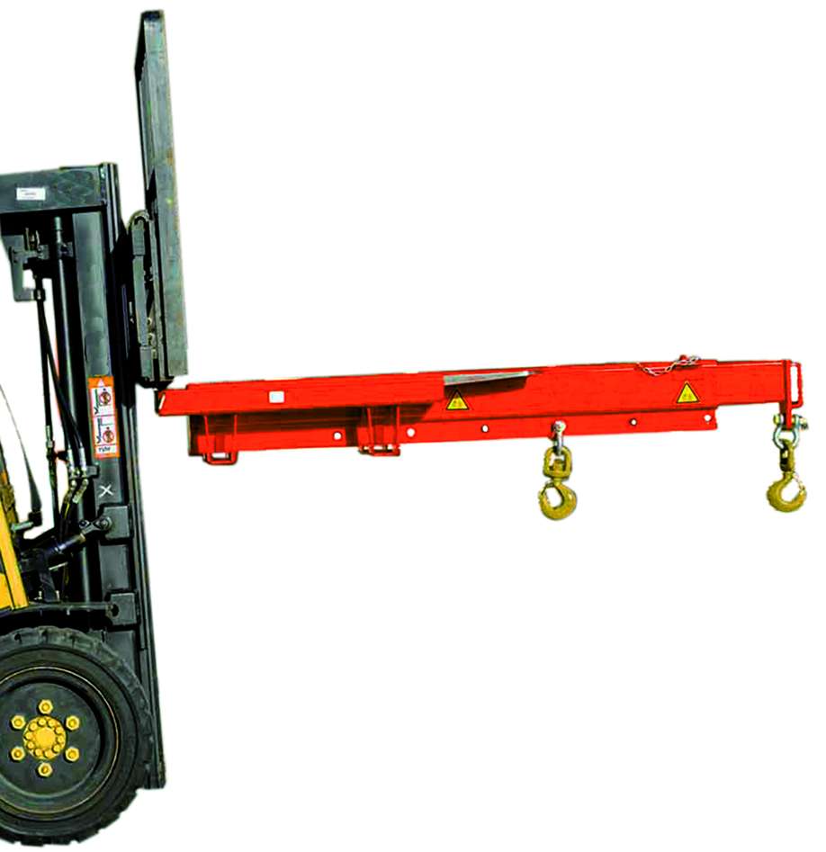 Short Forklift Jib Attachment 2000–4000 kg | Fork-Mounted Jib - THTT